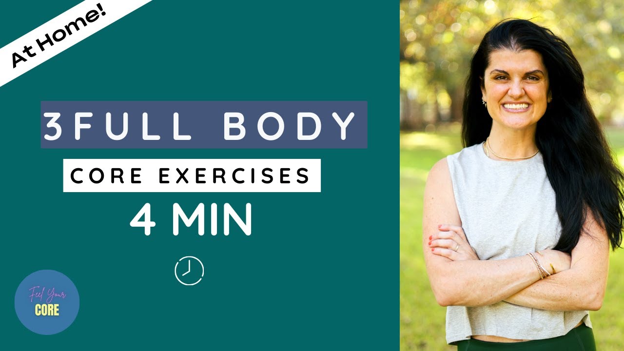 3 full body core exercises for at home training l Build Core Strength ...