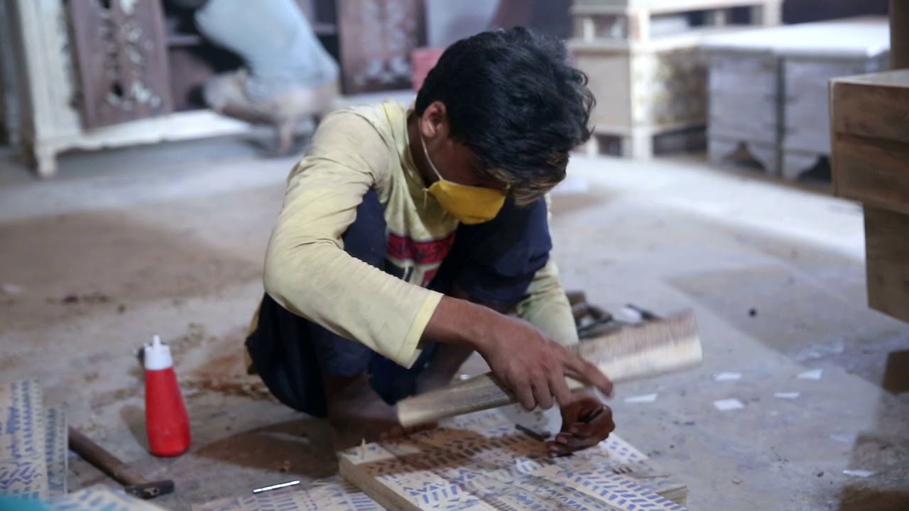 Rajasthani Handicraft and Artwork - Vaardan Arts & Craft - YouTube