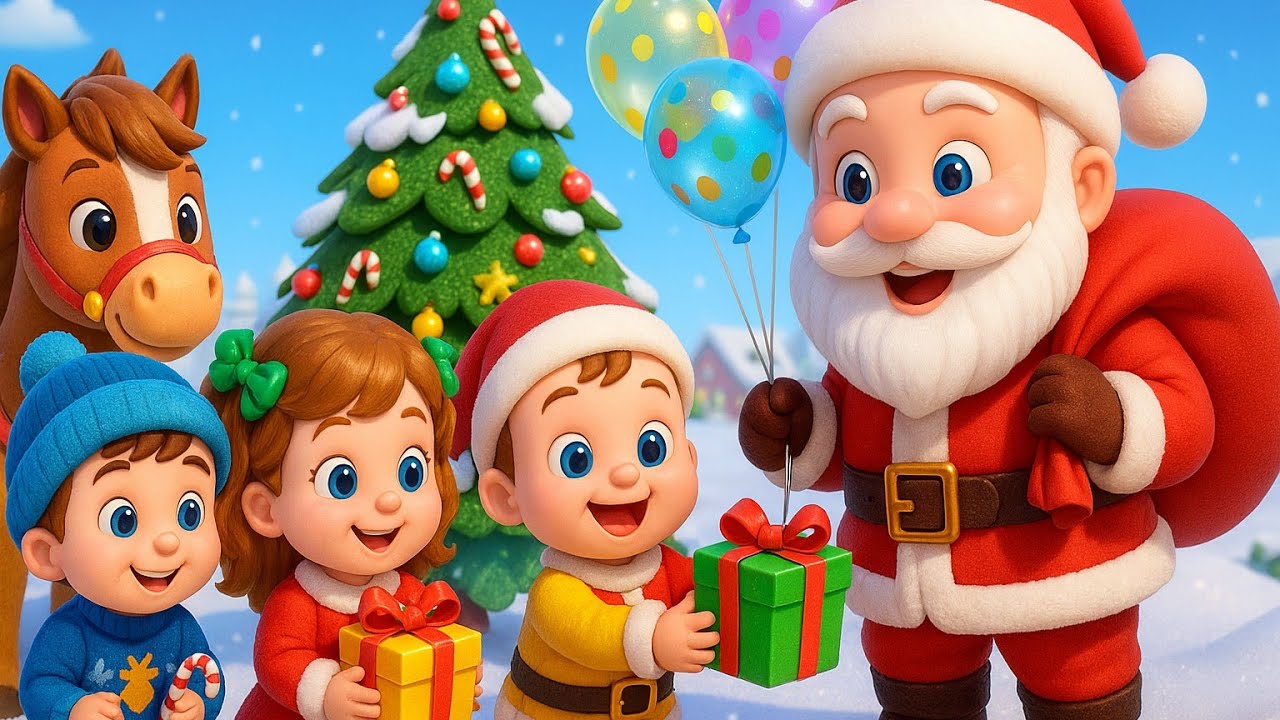 Jingle Bells + We Wish You A Merry Christmas | Christmas Song For Kids ...