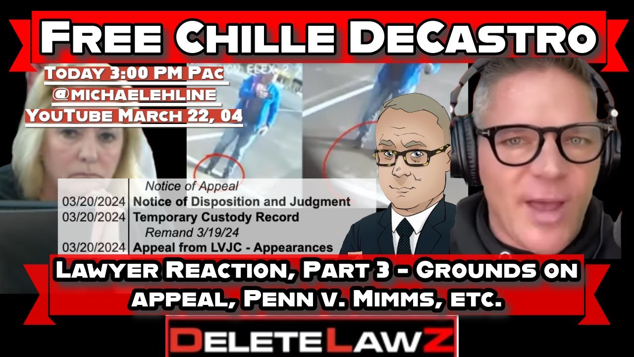 Free Chille Decastro of DeleteLawz: Lawyer Reaction, Part 3 - Grounds ...