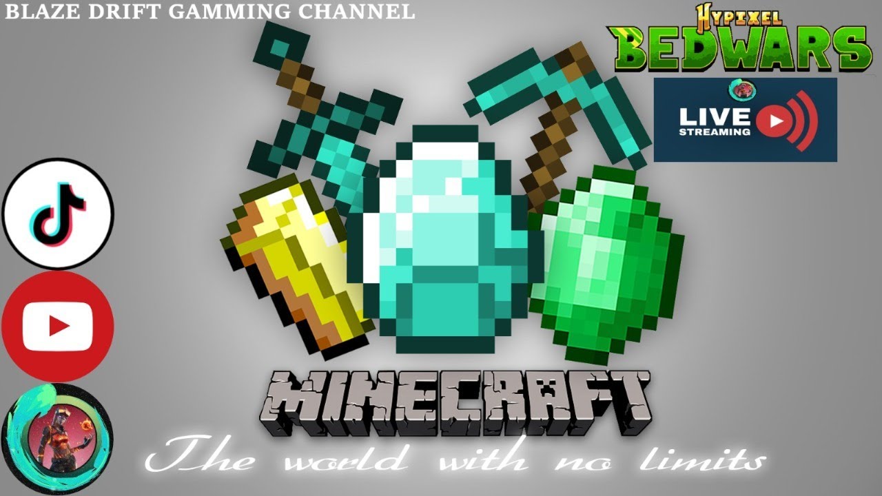 Minecraft bedwars (3rd Live stream) - YouTube
