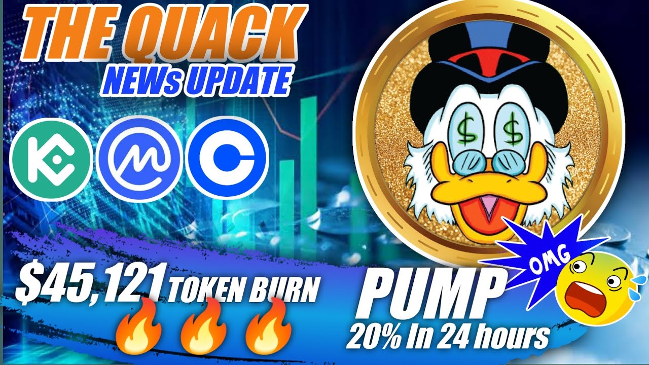 The Rich Quack news Update| Burn ($45,121) 🔥🔥 | Pump It 20% In 24 Hours 🚀 - YouTube