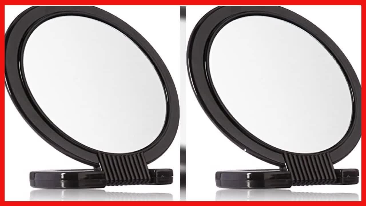 Soft N Style 2-Sided Mirror with Handle/Stand 1X/3X Magnification - YouTube