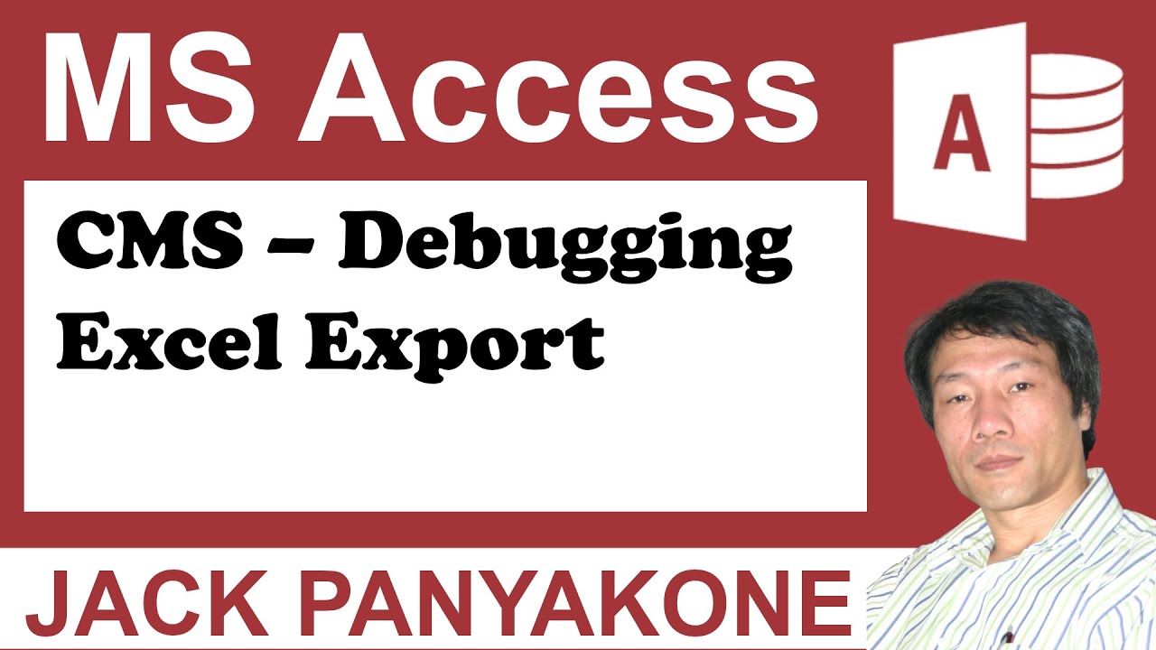 CMS Debugging Export to Excel function [Module24Part4] - YouTube