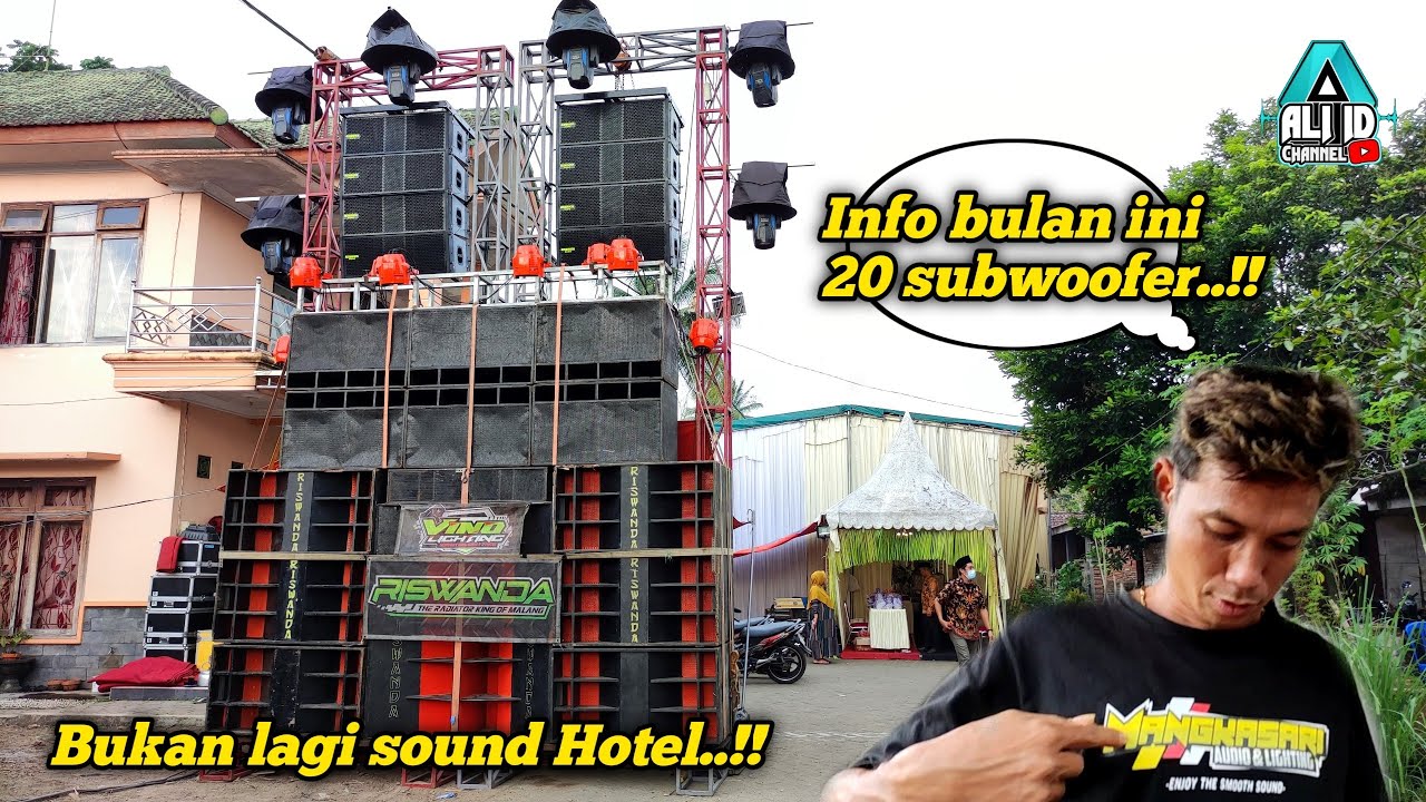 Bos Riswanda buka"an jadwal cek sound geden !! Riswanda kali ini ngamuk ...