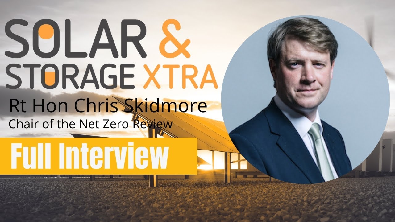 Rt Hon Chris Skidmore discusses the key CHALLENGES and TECHNOLOGIES in ...