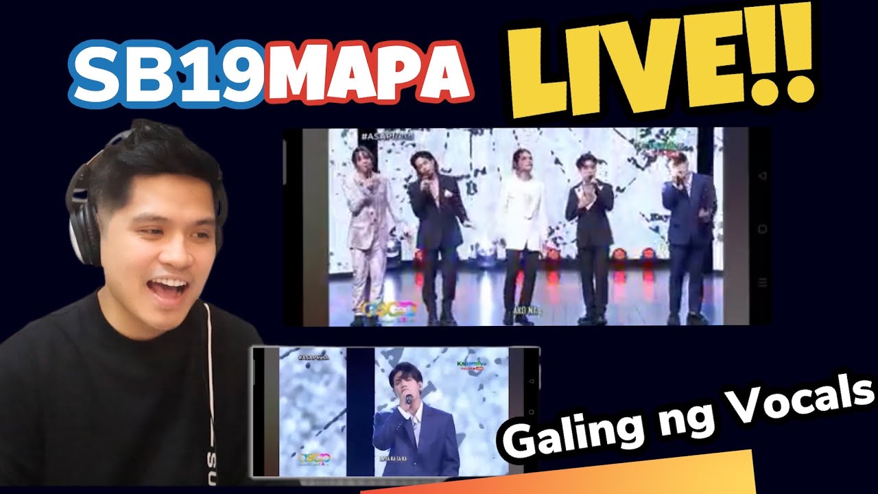 SB19 - MAPA LIVE PERFORMANCE | REACTION - YouTube