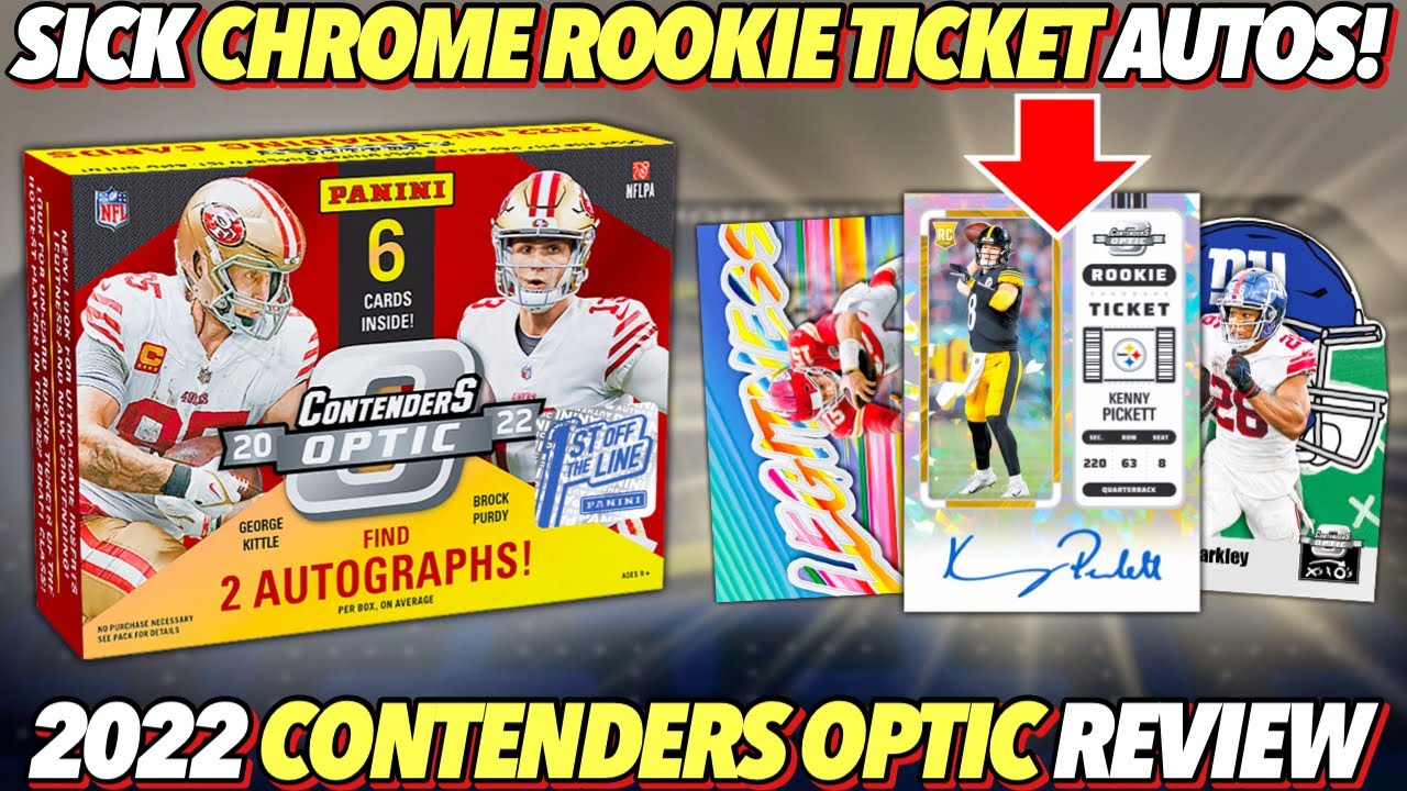 SICK CHROME CONTENDERS CARDS (2 BOXES) 🔥 2022 Panini Contenders Optic ...