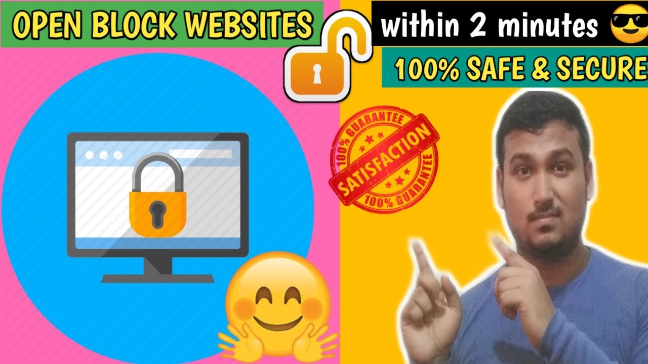 HOW TO UNBLOCK & OPEN BLOCKED WEBSITE WITHIN JUST 2 Minutes | 100% Safe ...