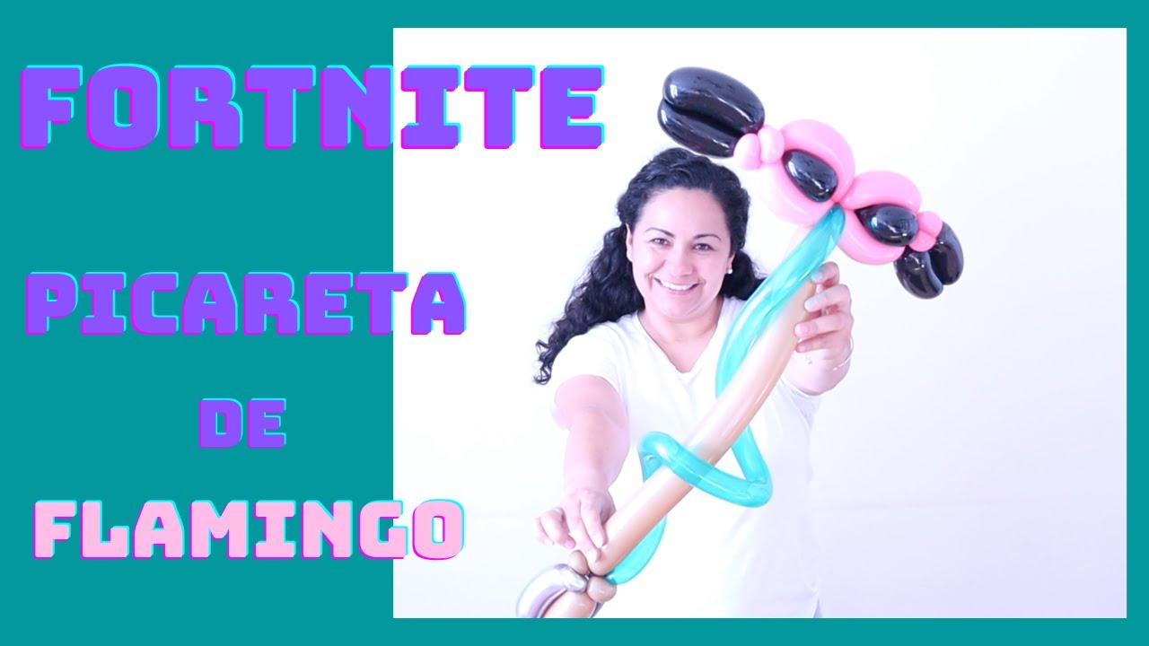 FORTNITE a Picareta de flamingo de balao !!! Pink flamingo balloon ...