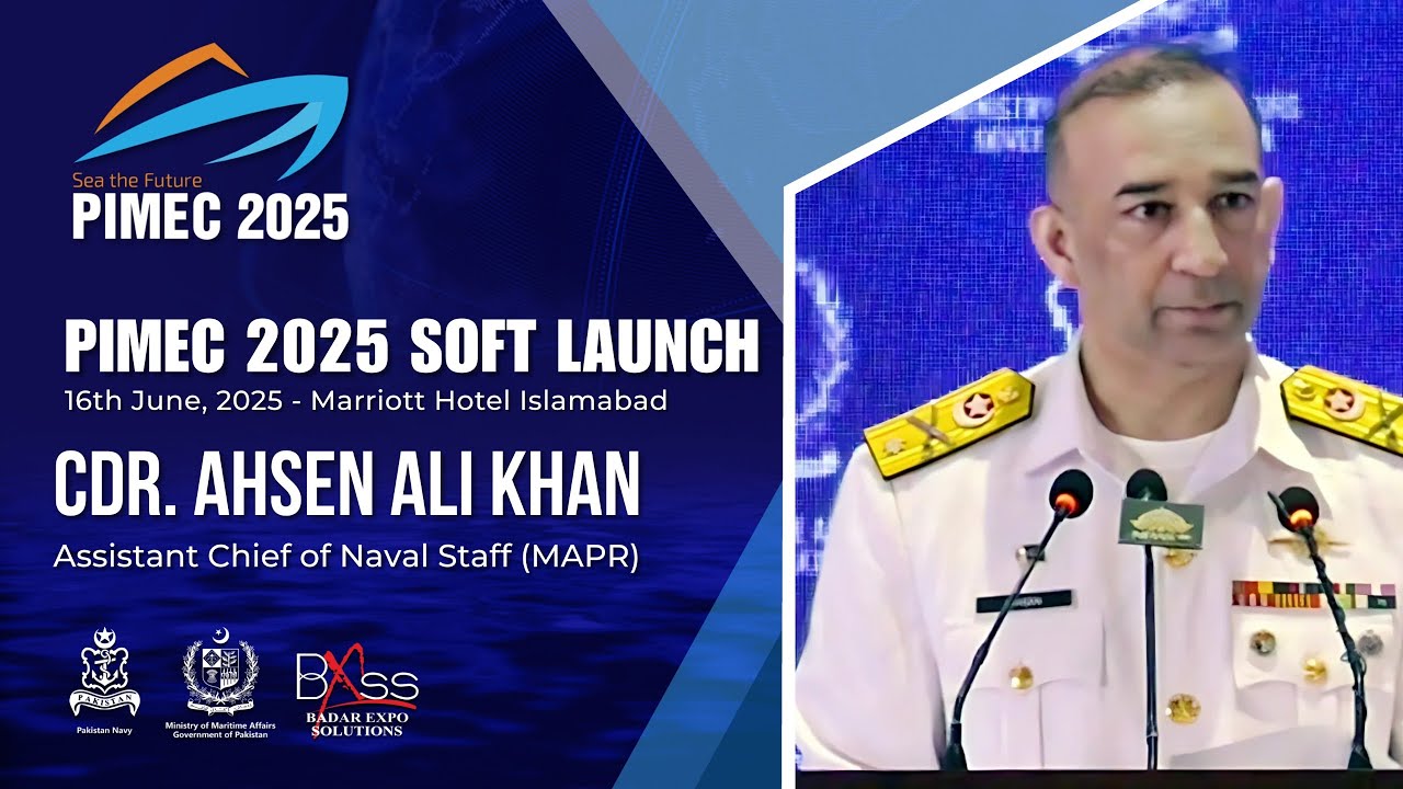 Commodore Ahsen ali Khan Assistant Chief of Naval Staff (MAPR) Address ...