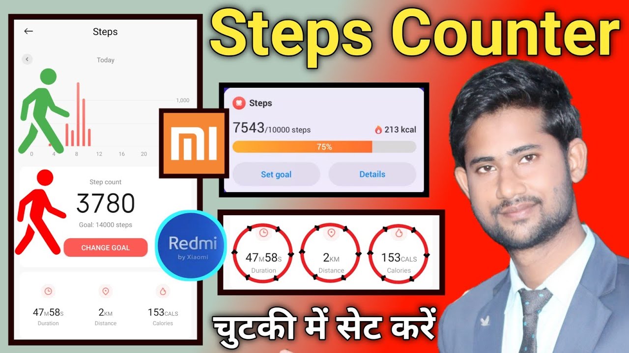 How to enable steps Counter in Xoami & Redmi Mobile || पता करे की दिनभर ...