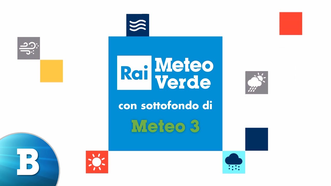 Rai Meteo Verde con sottofondo di Meteo 3 - YouTube