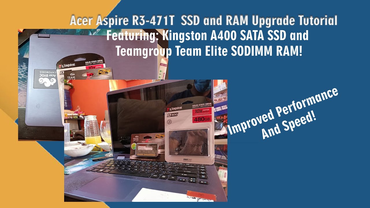 Acer Aspire R3-471T SSD and RAM Upgrade Tutorial - YouTube