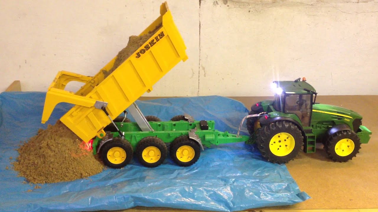RC Bruder John Deere 7930 + Bruder Joskin - YouTube