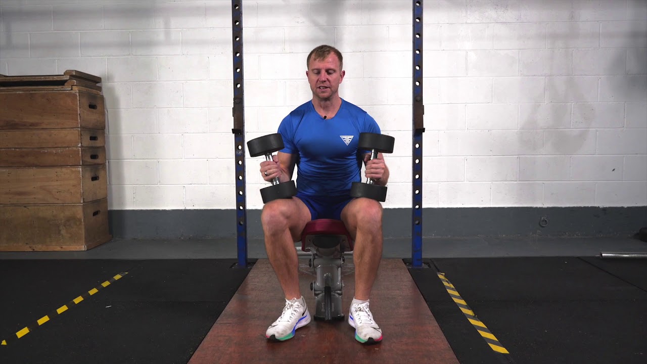 High Incline Dumbbell Press - YouTube