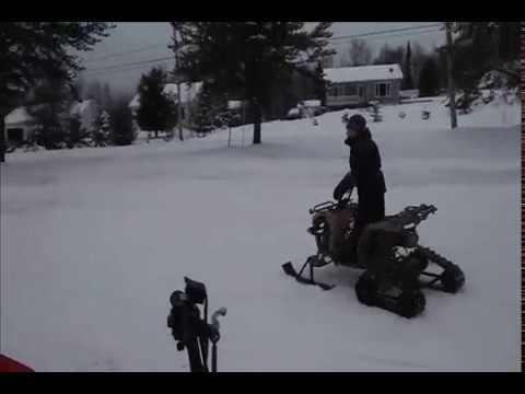 track de mini atv pour 125cc 2015 - YouTube