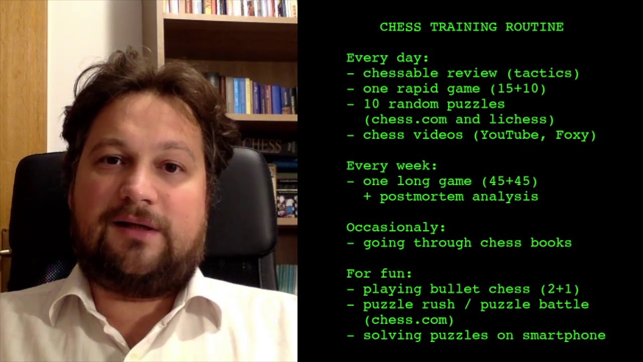 My Personal Chess Training Routine - YouTube