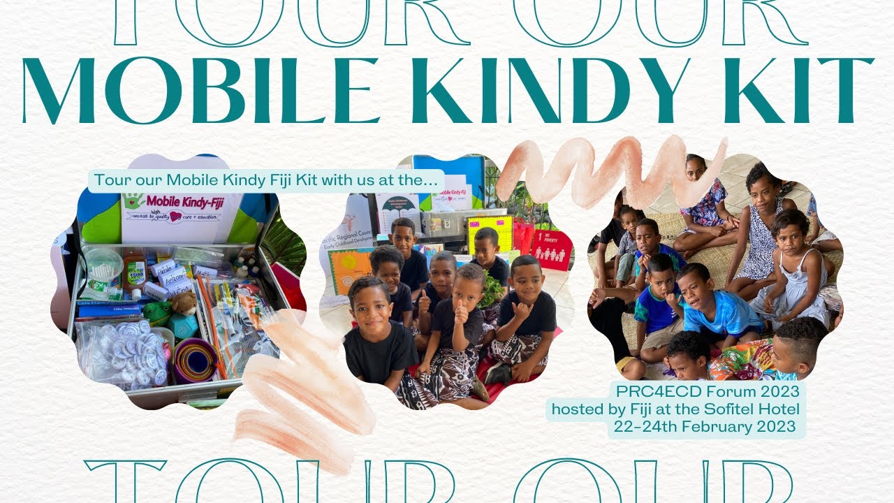 Tour our Mobile Kindy Fiji Kit @ the PRC4ECD FORUM 2023 - YouTube