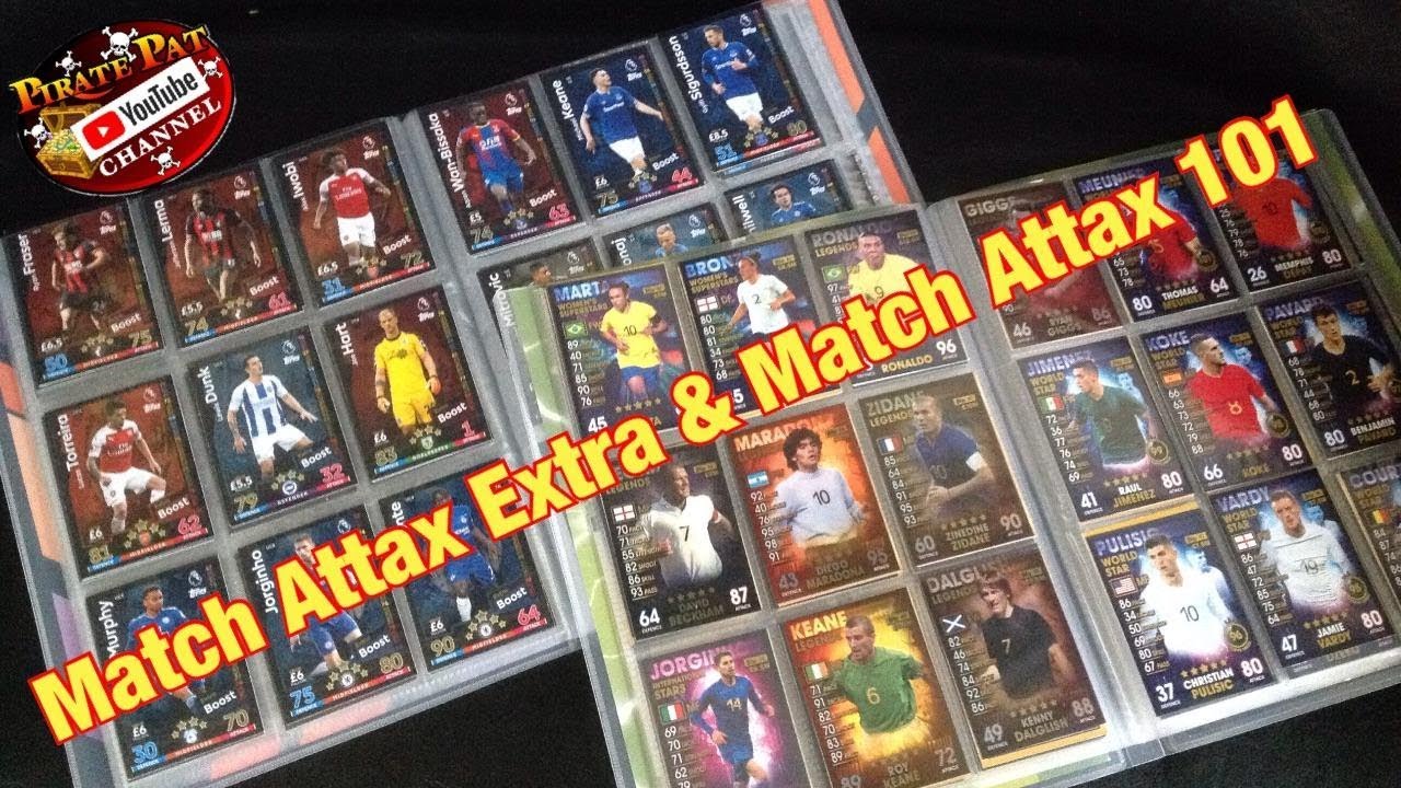 TOPPS MATCH ATTAX EXTRA 2018/19 & MATCH ATTAX 101 BINDER UPDATES - YouTube