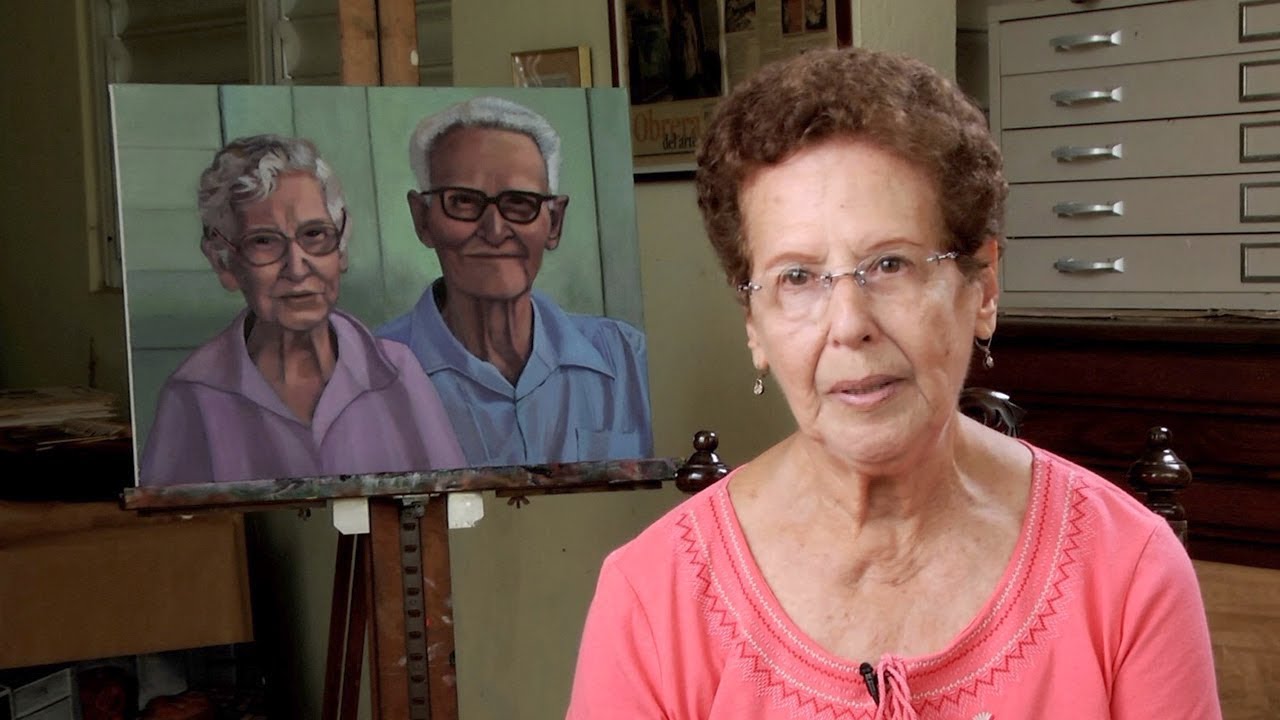 Isabel Bernal en la Liga de arte de San Juan