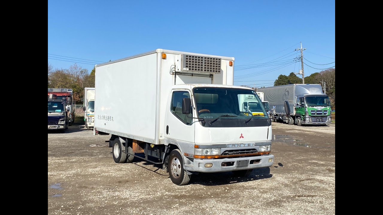 1999 Model, Mitsubishi Canter Freezer Truck, 4D35 Engine !! - YouTube