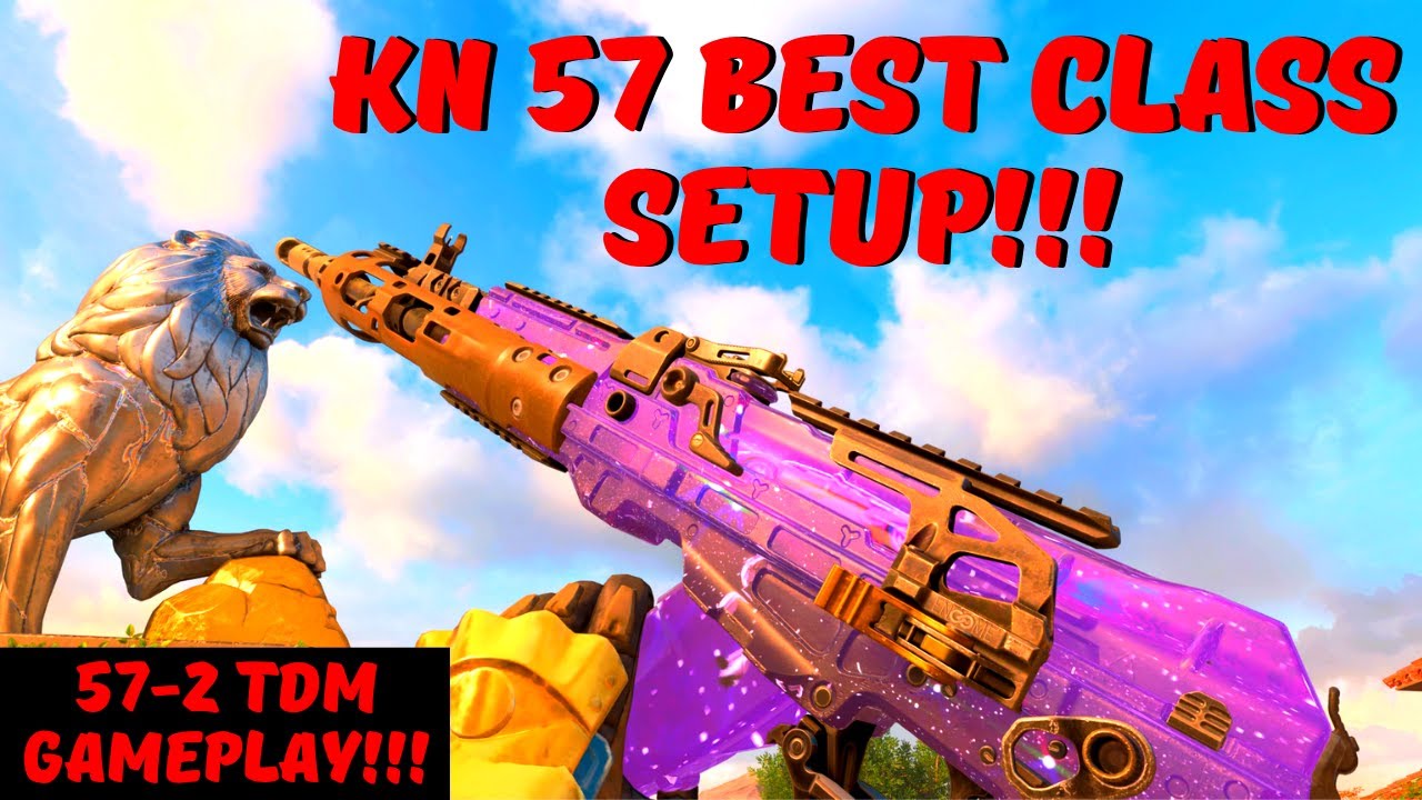 BEST GUN IN THE GAME!?!? THE KN 57 BEST CLASS SETUP IN BO4!!! (black ...