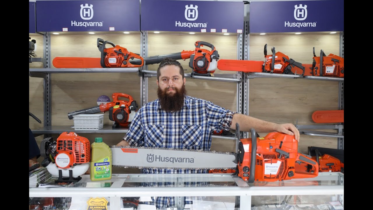 Motosierra husqvarna 395 - YouTube