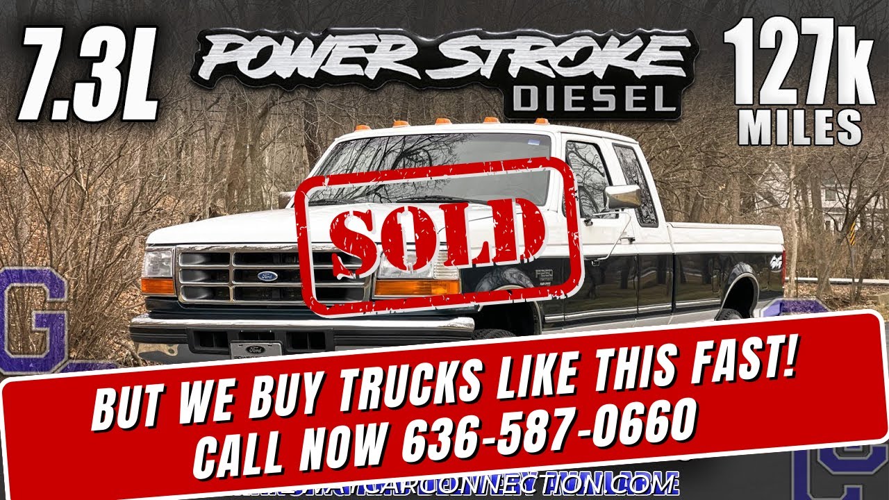 7.3 Powerstroke Powerstroke: 1997 Ford F-250 4x4 Diesel With Only 127k ...