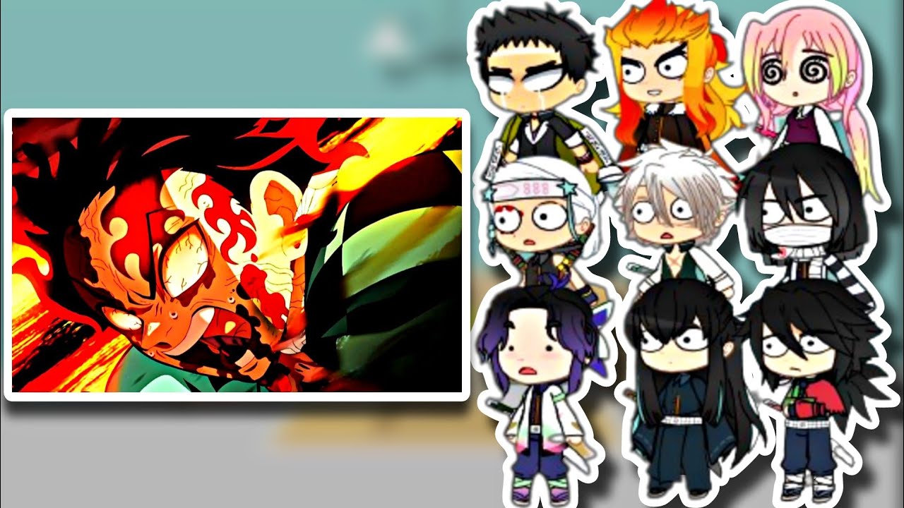 Past Hashira's React To Tanjiro Squad | Demon Slayer | Gacha Club ...