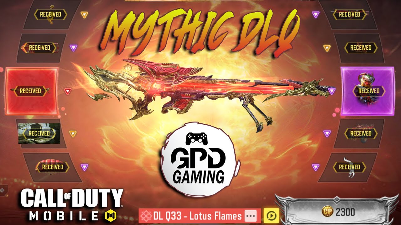 The First Ever Mythic DLQ33 Level Max | Call of Duty Mobile GPD Gaming ...