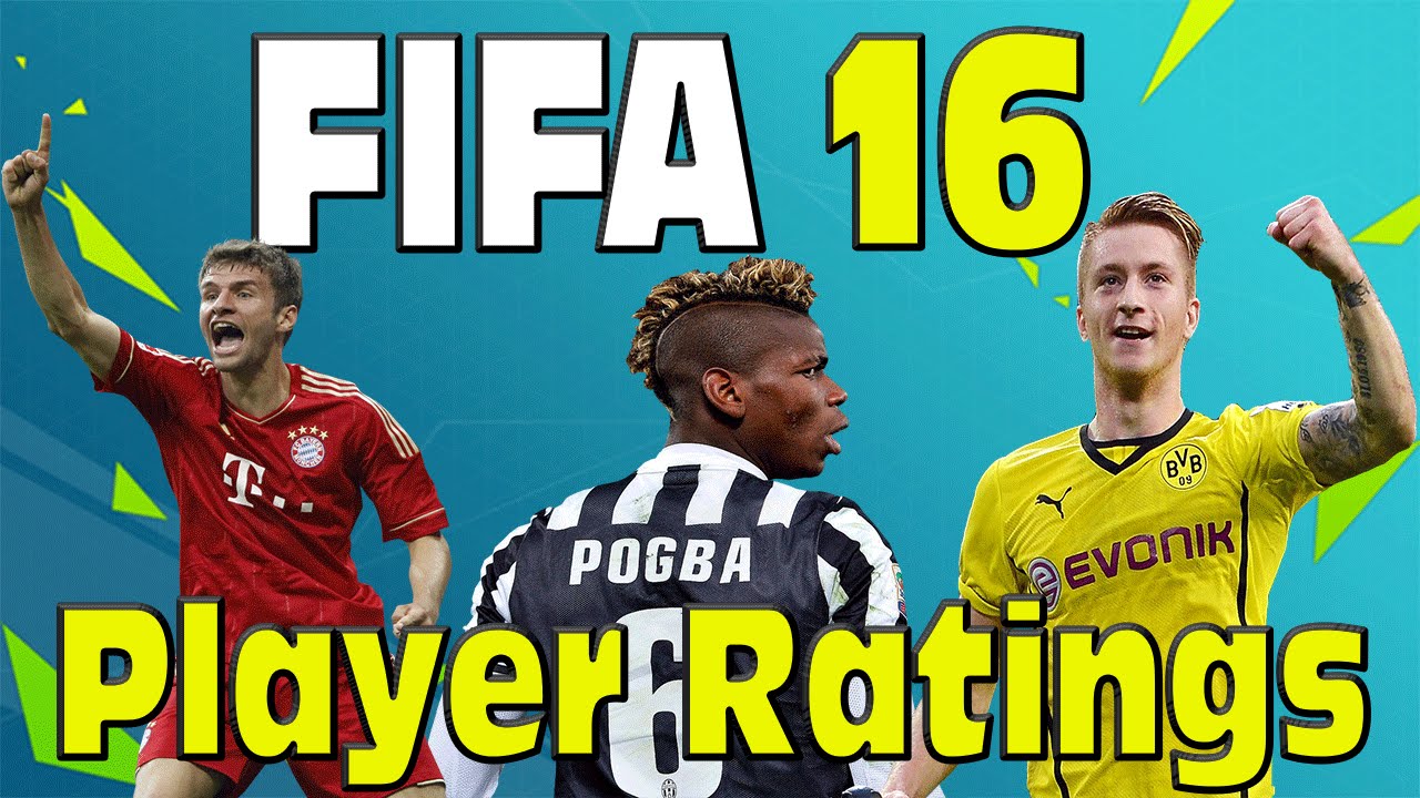 FIFA 16 OFFICIAL PLAYER RATINGS! ULTIMATE TEAM BEASTS REUS POGBA MÜLLER ...