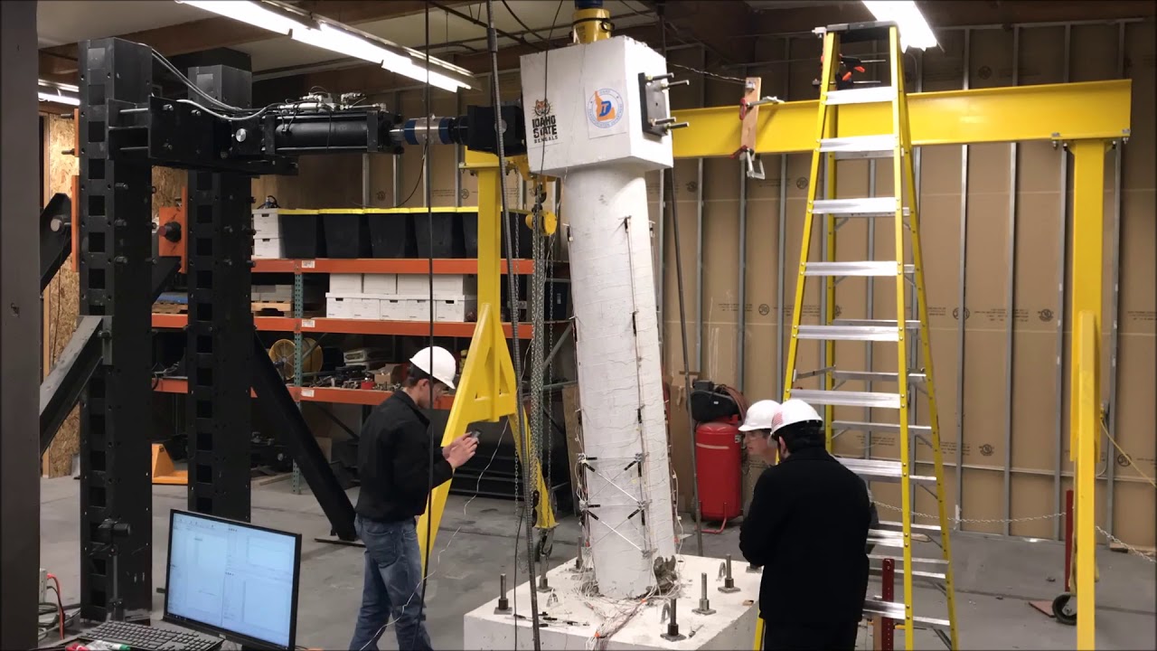 Large scale column testing at ISU - YouTube