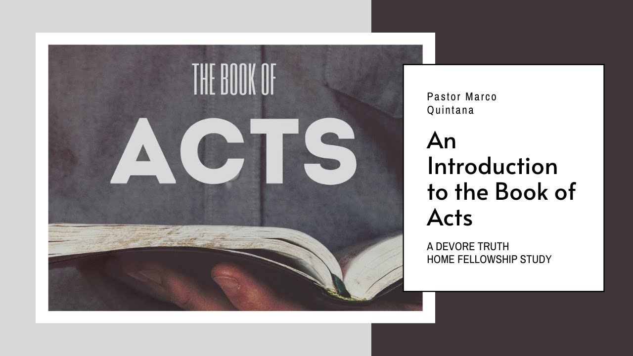 Introduction to the Book of Acts - YouTube