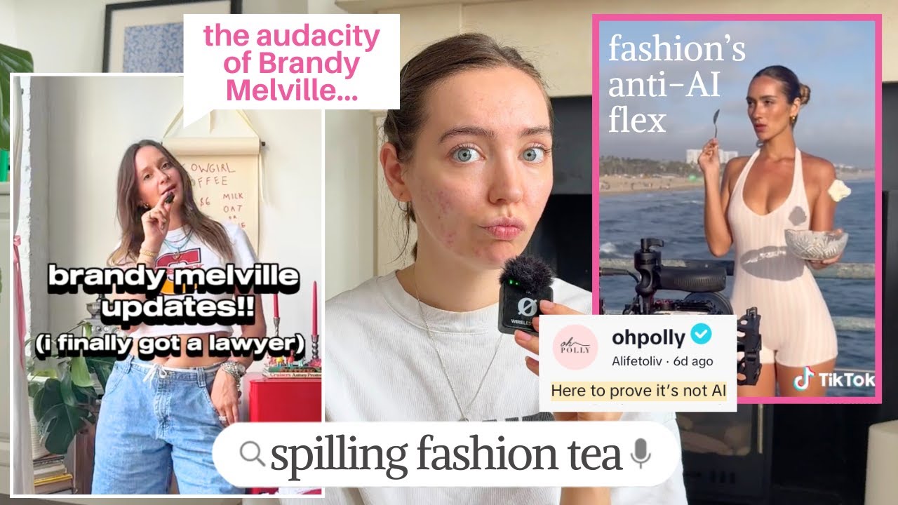 Brandy Melville ripping off designs, ANTI-ai ads are the new flex& more ...