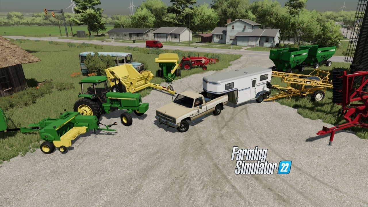 Big Farm Auction (Everything For Sale!) Farming Simulator 22 - YouTube
