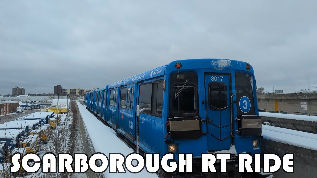 Scarborough RT Ride from Midland Station to McCowan Station - YouTube