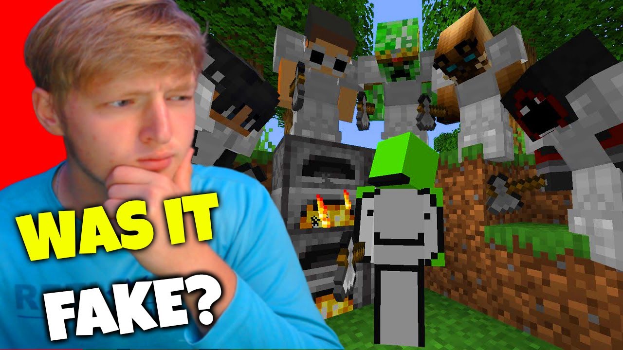 Did Dream *FAKE* Minecraft Manhunt vs. 5 Hunters? - YouTube