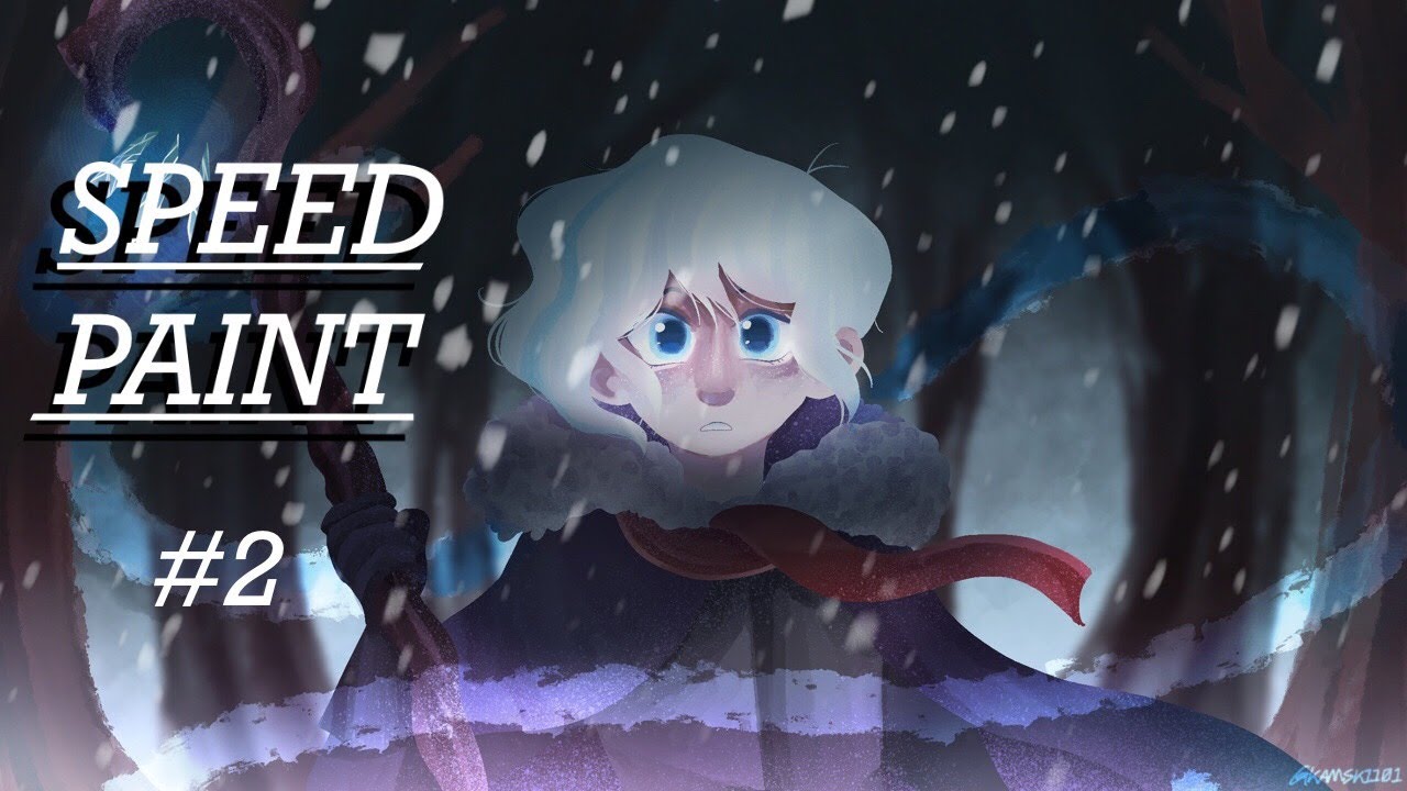 [SPEEDPAINT] Winter Spirit Varian AU - YouTube