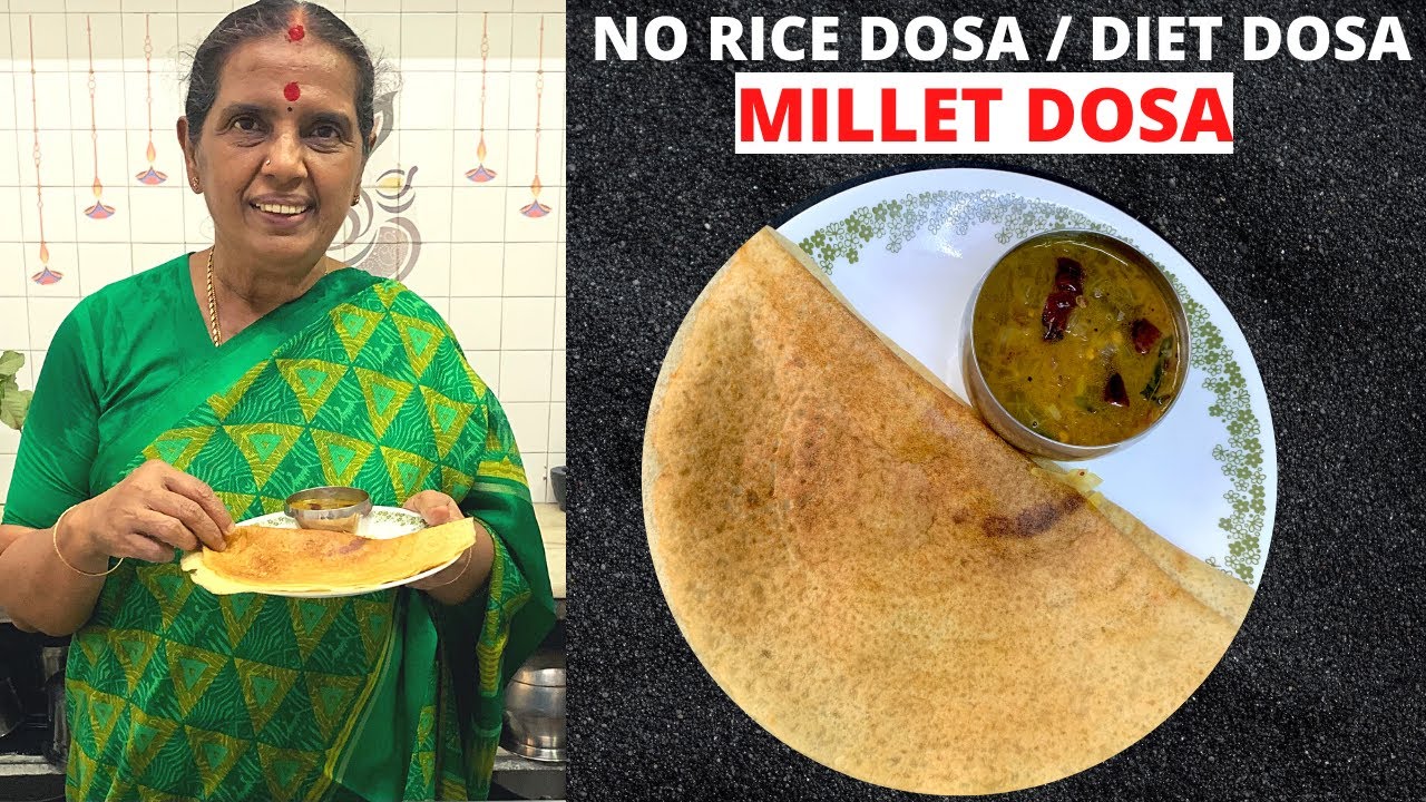 MILLET DOSAI & CHETTINAD DANGAR CHUTNEY/ Samai dosai recipe/ Diet ...