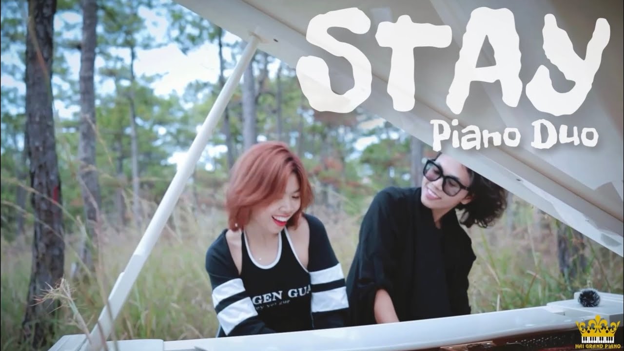 🎵’Stay’ Piano Duo - Justin Bieber ft. The KID LAROI w/ backing track ...