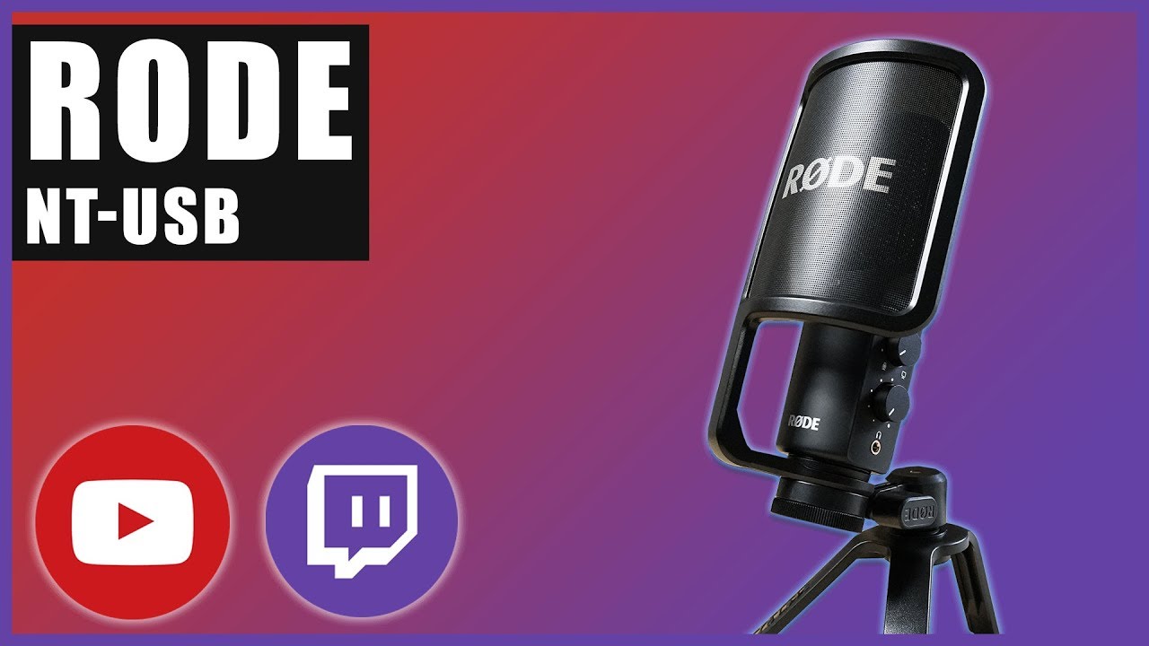 Rode NT-USB Review und Tutorial für Streamer (2019) - YouTube