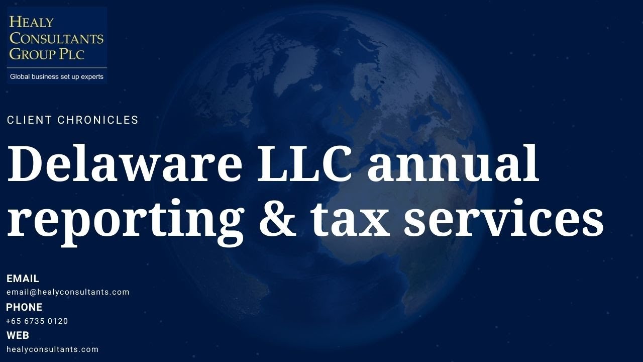 Delaware LLC annual statutory accounting & tax services - Client ...