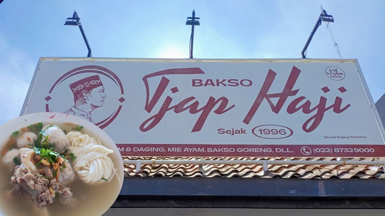 Rekomendasi Bakso Enak di Bandung, BAKSO TJAP HAJI Bandung - YouTube