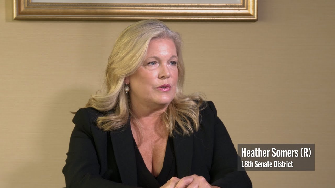 Interview with Heather Somers (R - 18th Senate District) - YouTube
