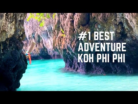 Hidden lagoon! Monkeys! #1 best discovery on Phi Phi. Watch to see ...