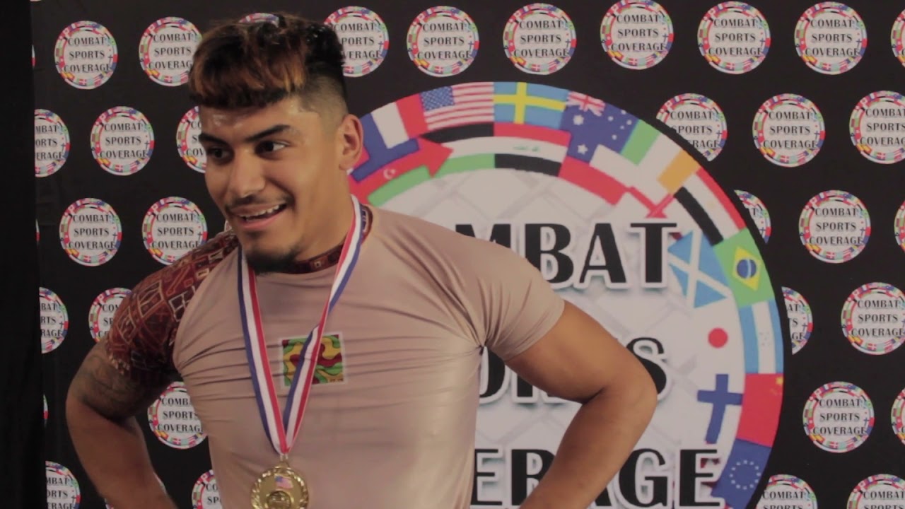 Jordan Garcia | Post-Grappling Interview | Combat Sports Coverage - YouTube