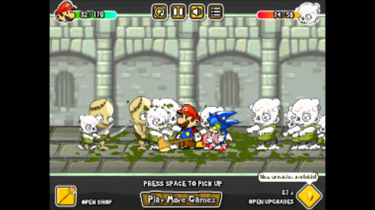 Mario Zombie Rampage: Shot you in the face!!!! - YouTube