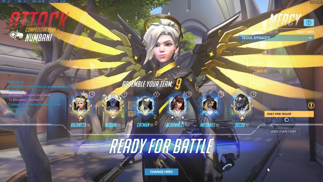 Never underestimate a Mercy main! - Overwatch Mercy main - YouTube