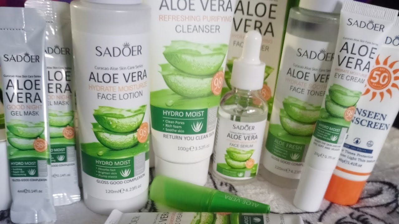 Review and unboxing Sadoer face products #facemask #faceproducts # ...